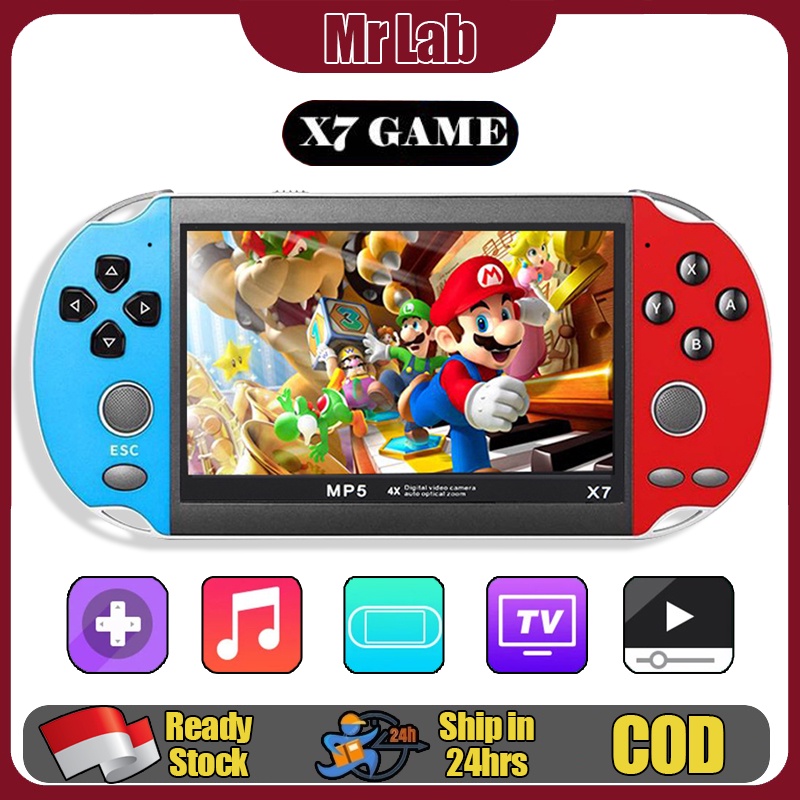 Jual Mainan Anak PSP X7 Gameboy Konsol Handheld Game Console Player ...