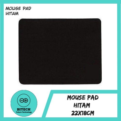 Jual MOUSEPAD HITAM POLOS 22 X 18 / MOUSEPAD MURAH / MOUSE PAD STANDARD ...