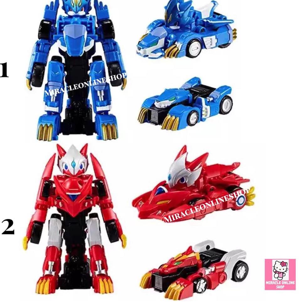 Jual Mainan Anak Robot Monkart Megaroid Combination 2 in 1 Draka Merah ...