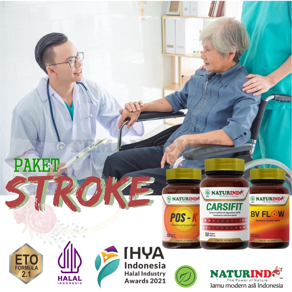 Jual Obat Stroke Ringan berat mati Sebelah gejala struk strok Ampuh ...