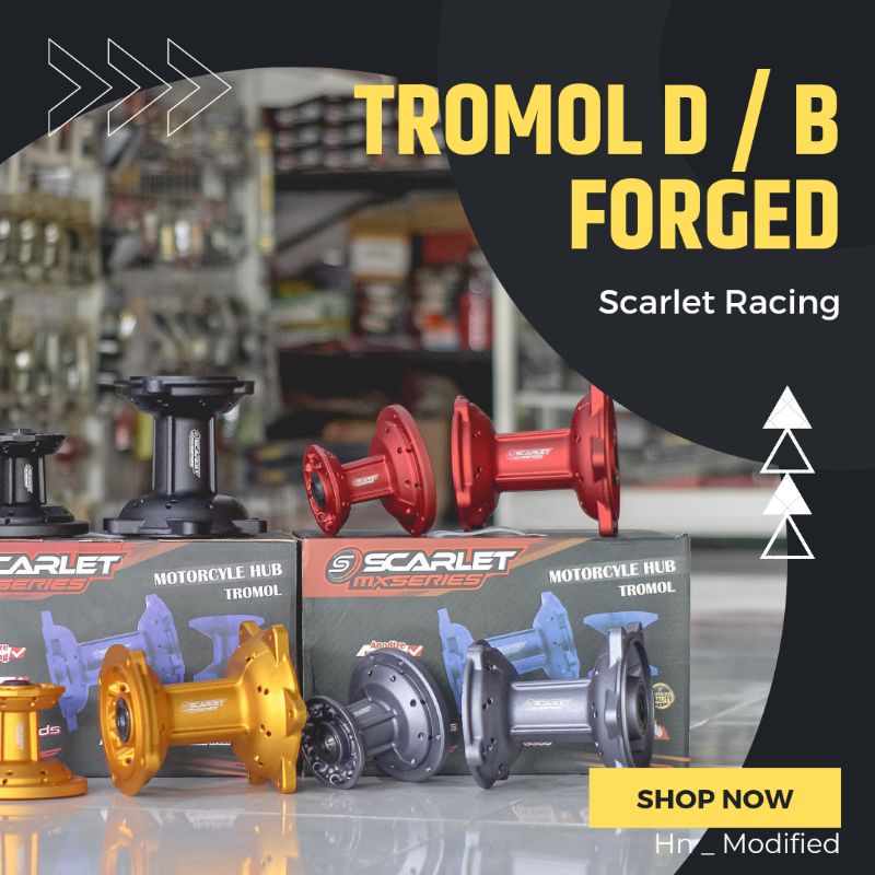 Jual TROMOL D/B TRAIL SCARLET RACING FORGED DAN 2 TONE SCARLET RACING ...