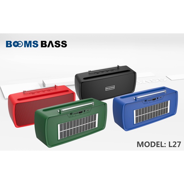 Jual BOOMS BASS L27 Solar Panel Portable Desktop Outdoor Classic ...