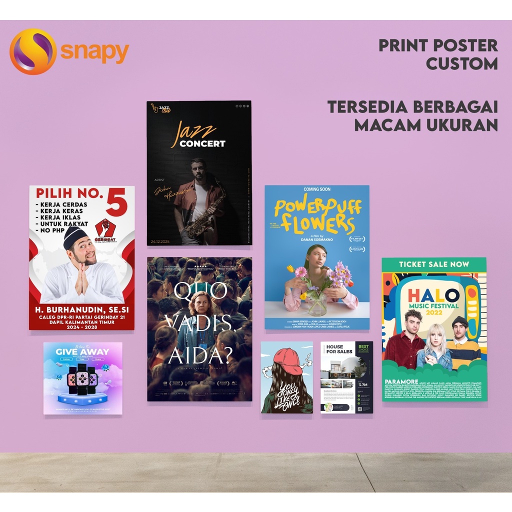 Jual Snapy - Cetak Poster A3 Art Carton, Art Paper | Shopee Indonesia