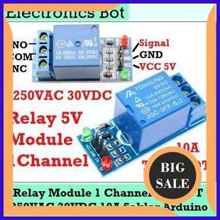 Jual perkakas Relay Module 5V 1 Channel Aktif Low Saklar Elektronik ...