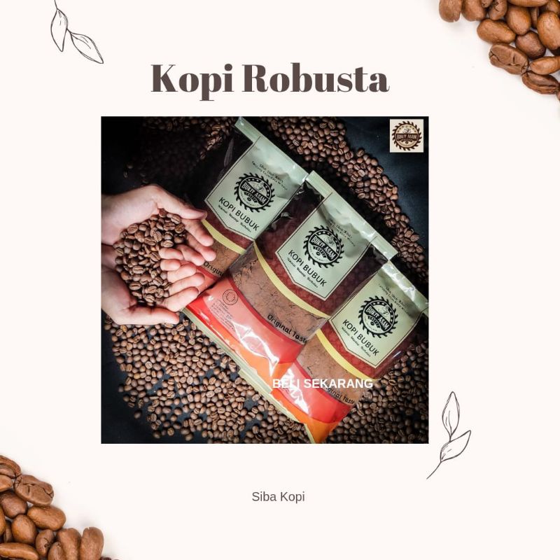 Jual Kopi Robusta 1kg kemasan 250gr (4pcs) | Shopee Indonesia