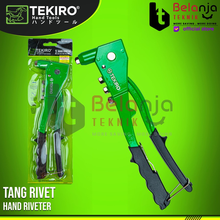 Jual TEKIRO Hand Riveter Tang Rivet Tekiro 2 - 10 MM Tang Rivet Heavty ...