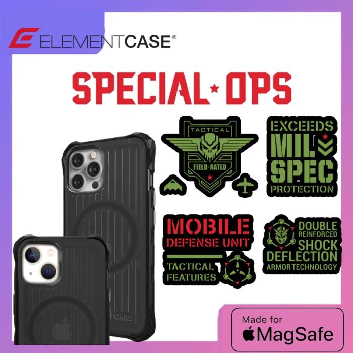 Jual Original Case iPhone 13 PRO MAX 13 PRO ELEMENTCASE SPECIAL OPS ...