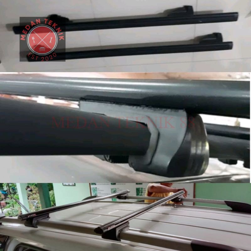 Jual MEDANTEKNIK88 CROSSBAR / SPORT RACK / Roof rack JEPIT ROOF RAIL ...