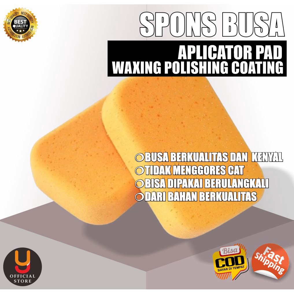 Jual Busa Spons Spon Sponge Aplikator Pad Tebal Persegi Alat Bantu Cuci ...