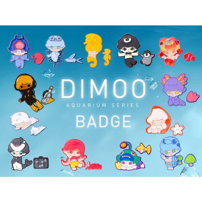 Jual Pop Mart Dimoo Aquarium Badge Series You Choose | Shopee Indonesia