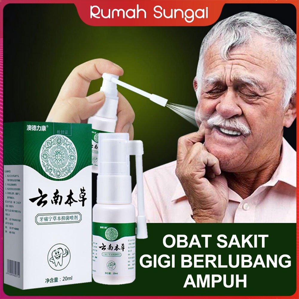 Jual Obat Sakit Gigi Berlubang Ampuh: Obat Sakit Gigi Semprot Herbal ...