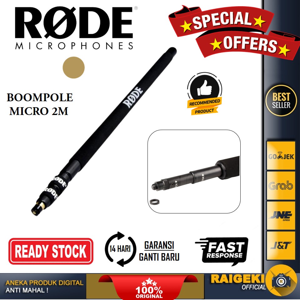 Jual RODE BOOMPOLE MICRO 2M | Shopee Indonesia