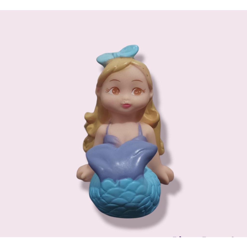 Jual Topper Cake Desain Mermaid Rumput Laut Ikan Hiu Ekor Peti Harta ...