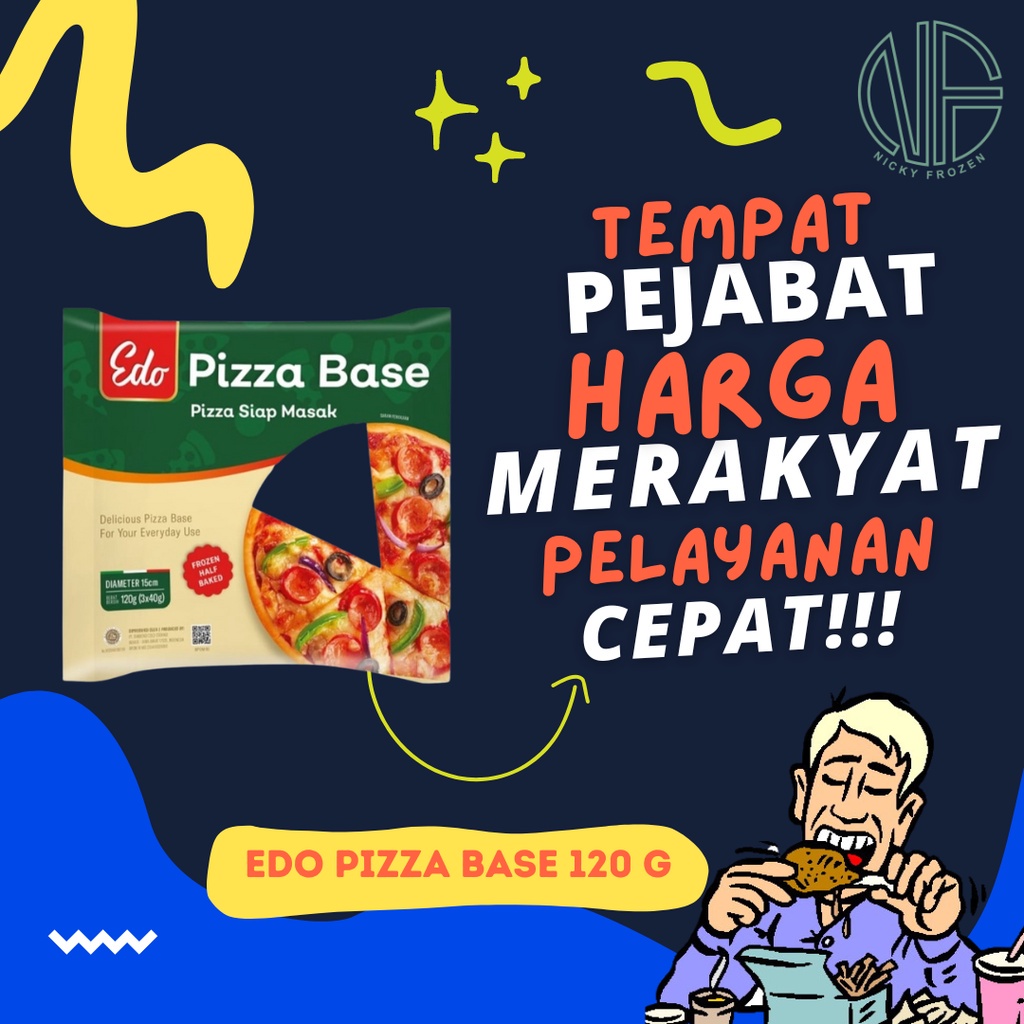 Jual EDO PIZZA BASE 120 GR | Shopee Indonesia