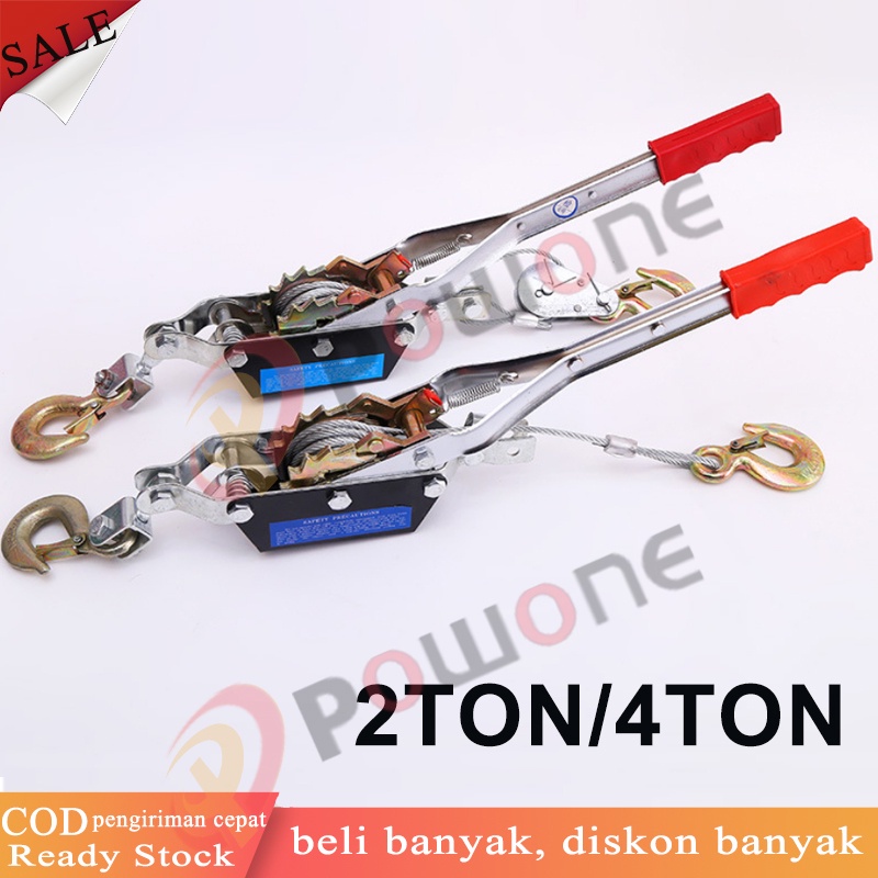Jual 4 ton Hook Cable Puller Hand Winch | Shopee Indonesia