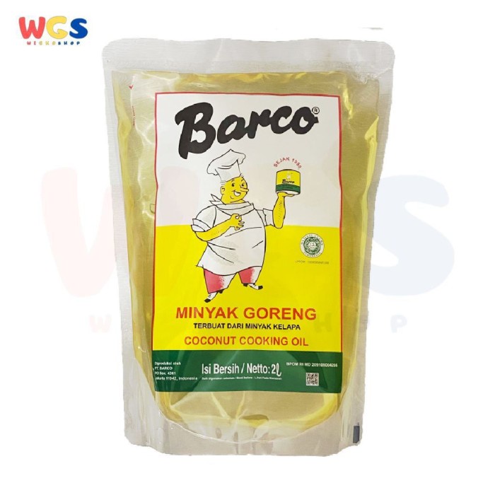 Jual Barco Coconut Cooking Oil 2L - Minyak Goreng Kelapa | Shopee Indonesia