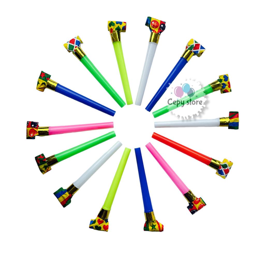 Jual Terompet Lidah Motif / Terompet Ulang Tahun Kertas Motif ( isi ...