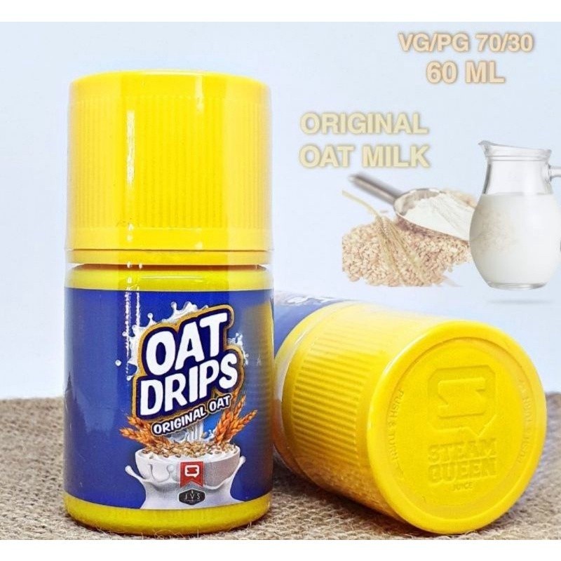 Jual LIQUID OAT DRIPS V1 ORIGINAL FREEBASE 60ML OAT MILK OAT DRIPS V1 ...