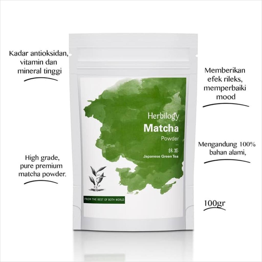 Jual Herbilogy - Matcha Powder Japanese Green Tea ( Bubuk Teh Hijau ...