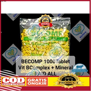 Jual Bcomplex Bkomplek 1000 Tablet BECOMP Raid All Vitamin B Complex B ...