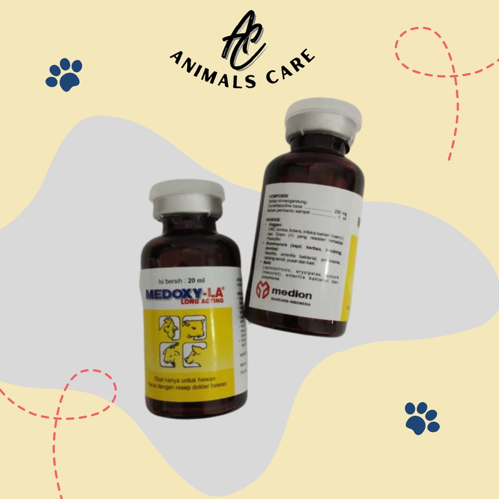 Jual MEDOXY-LA 20 ml (ANTIBIOTIK TERNAK) | Shopee Indonesia