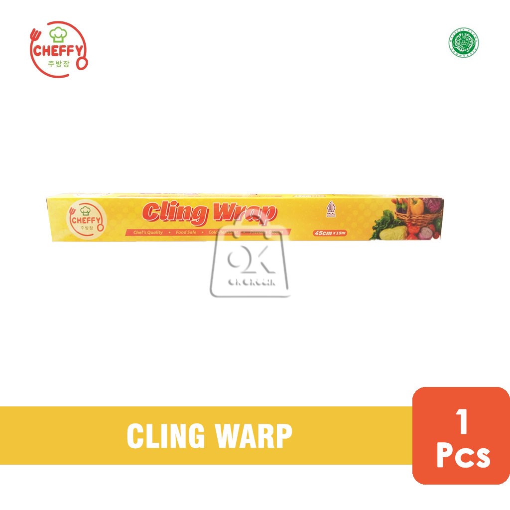 Jual Cling Wrap Cheffy 45/30 cm x 15 m / Plastik Wrapping / Pembungkus ...