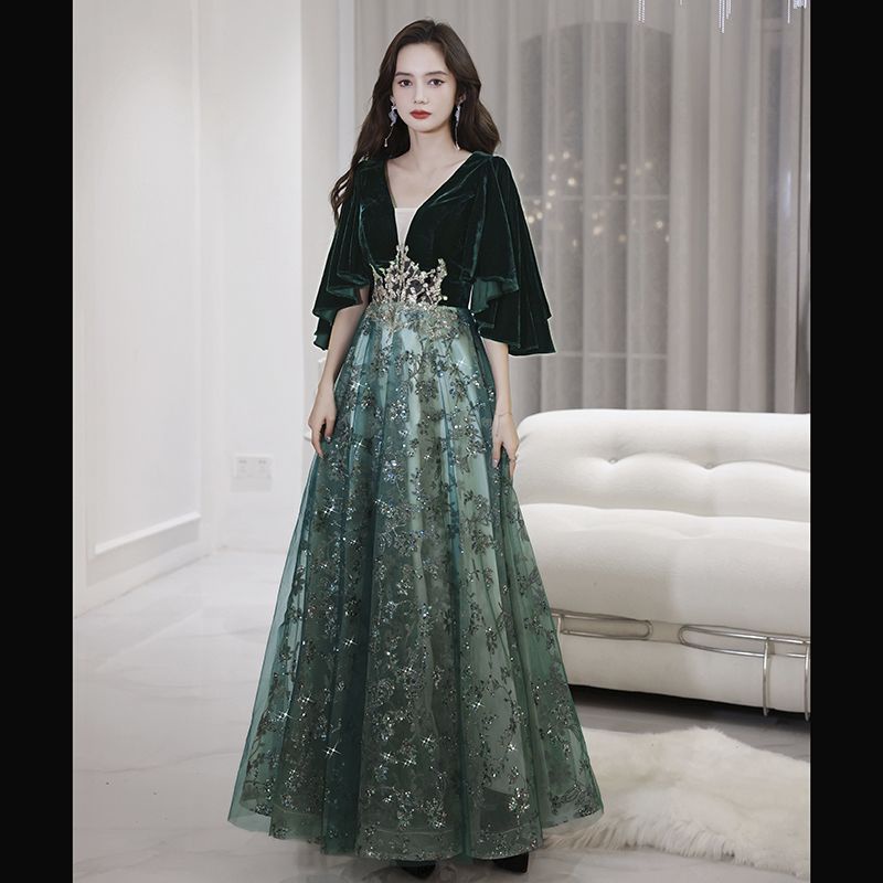 Jual Gaun malam mewah ringan wanita temperamen perjamuan baru ceruk ...