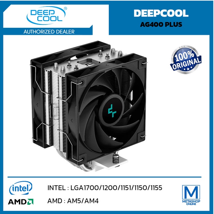 Jual Deepcool CPU Cooler AG400 PLUS LGA 1700 1200 115X AM4 AM5 FAN ...