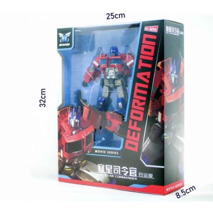 Jual optimus prime truck commander action figure robot transformers ...