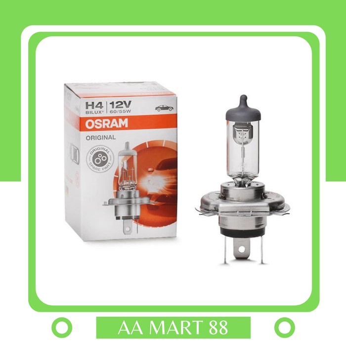 Jual OSRAM lampu bohlam halogen ori H4 12v 60/55 | Shopee Indonesia