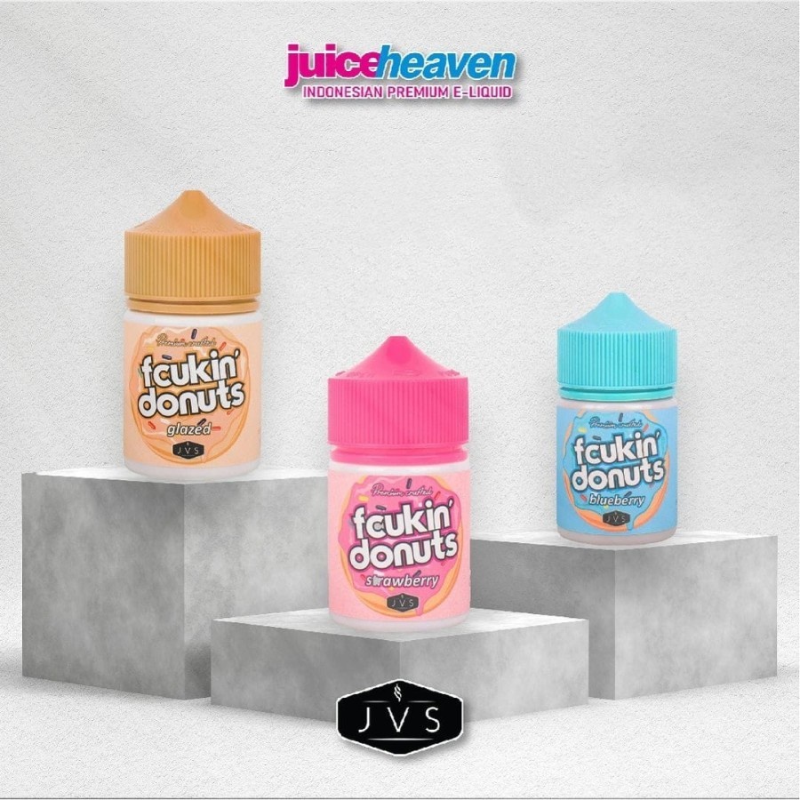 Jual FCUKIN DONUTS SERIES FREEBASE 60ML BY JVS LABS X JUICE HEAVEN ...