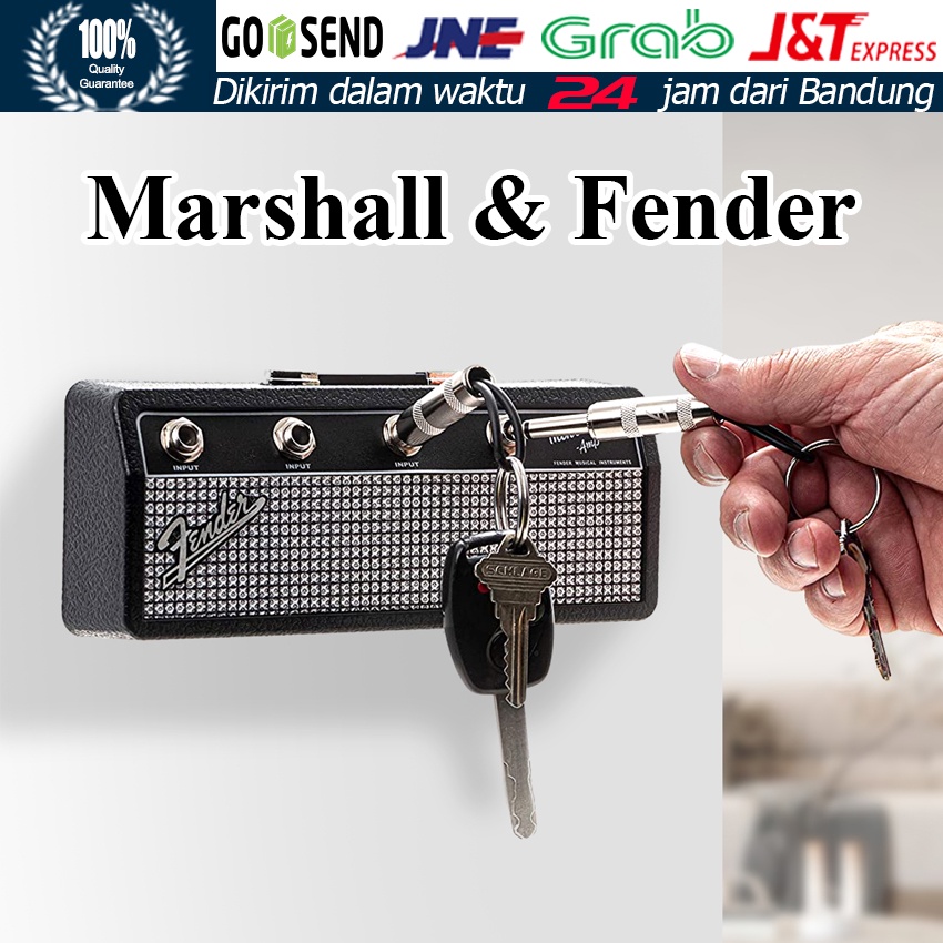 Jual Marshall & Fender JCM800 Key Box Tempat Kunci Dinding Logam Tempat ...