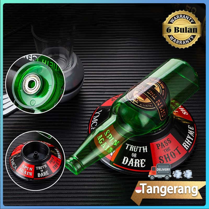 Jual Spin The Bottle Drinking Party Game Mainan Roulette Minum ...