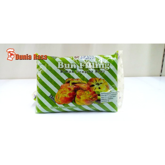Jual Trans Bun Filling Pandan 1kg (Gratis MRJELLY Ekonomis 1 Sachet ...
