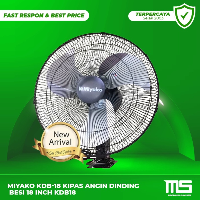 Jual MIYAKO KDB-18 KIPAS ANGIN DINDING BESI 18 INCH KDB18 | Shopee Indonesia