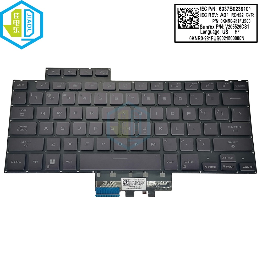 Jual PREORDER RGB Backlit US English Keyboard For ASUS ROG Zephyrus G14 ...