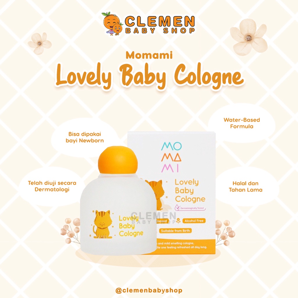 Jual MoMaMi Lovely Baby Cologne (Minyak Wangi Bayi) | Shopee Indonesia