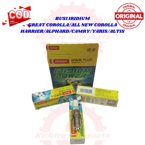 Jual Busi Iridium Harrier/Alphard/Camry/Yaris/Altis Original Denso IK20 ...
