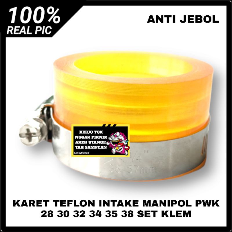 Jual KARET MANIPOL MANIFOLD INTAKE TEFLON PWK 28 30 32 34 35 38 SET KLEM rvn | Shopee Indonesia
