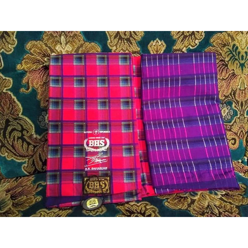 Jual Sarung BHS KBS full Sutra pink Jadul Label Kecil langka!! | Shopee ...