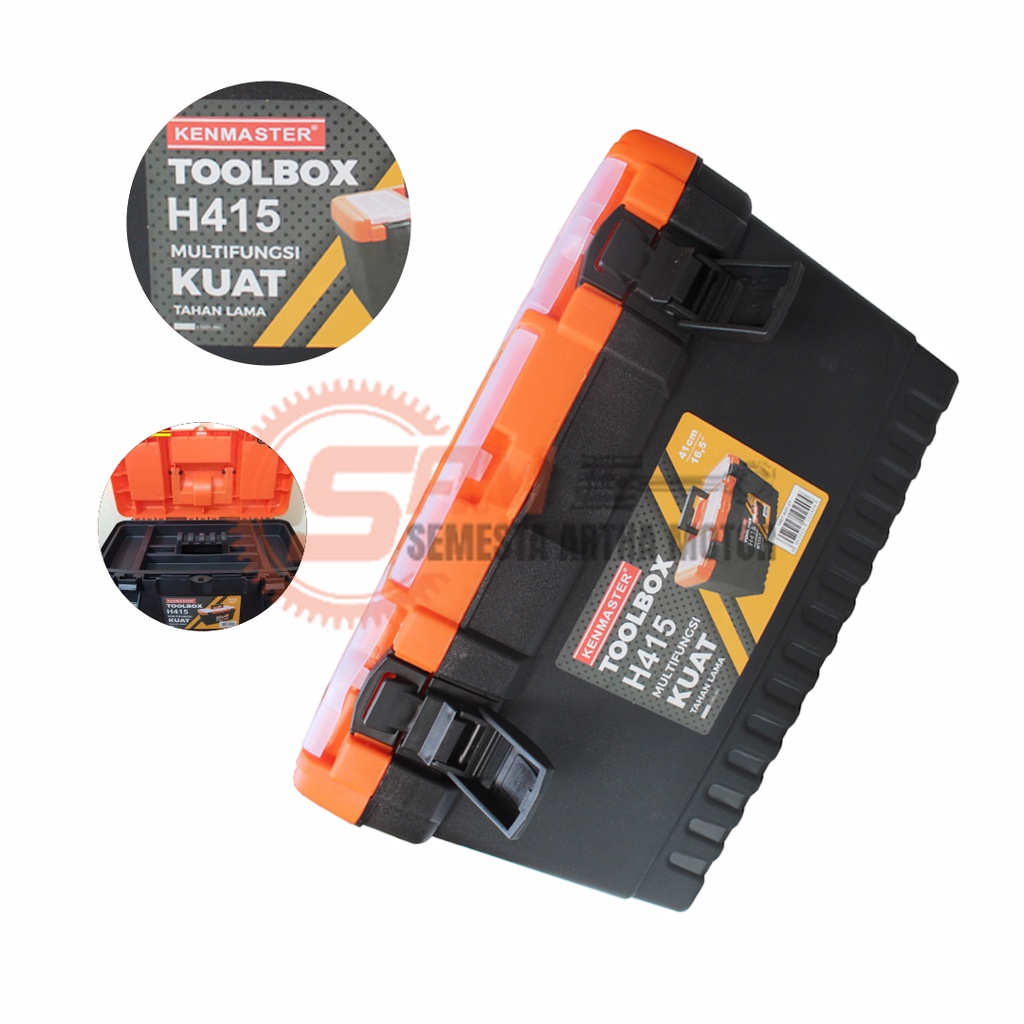 Jual ToolBox Kenmaster H415 Kotak Simpan Perkakas Alat Tukang Tool Box ...