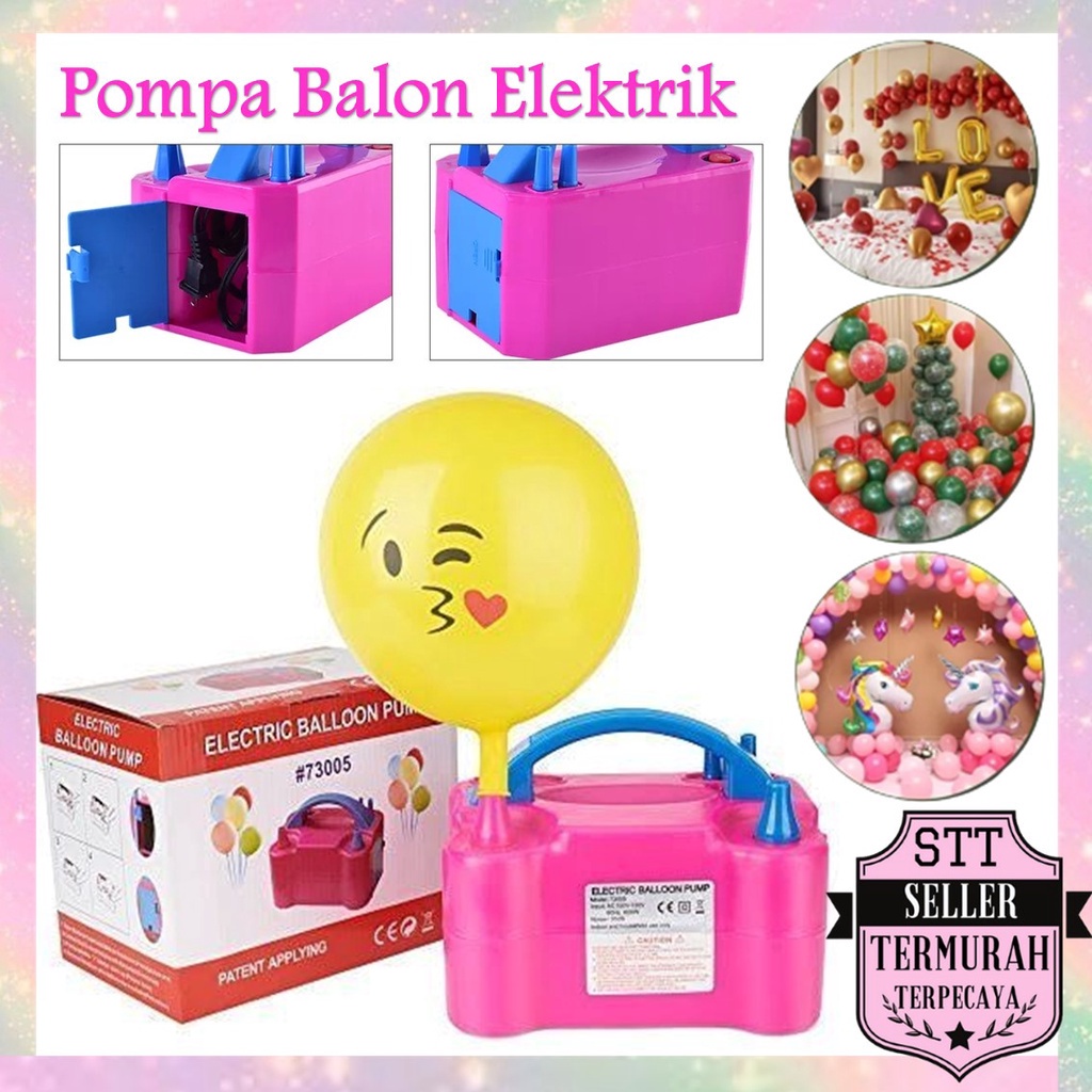 Jual STT Pompa Balon Elektrik Listrik 2 Lubang Electric Balloon Pump ...