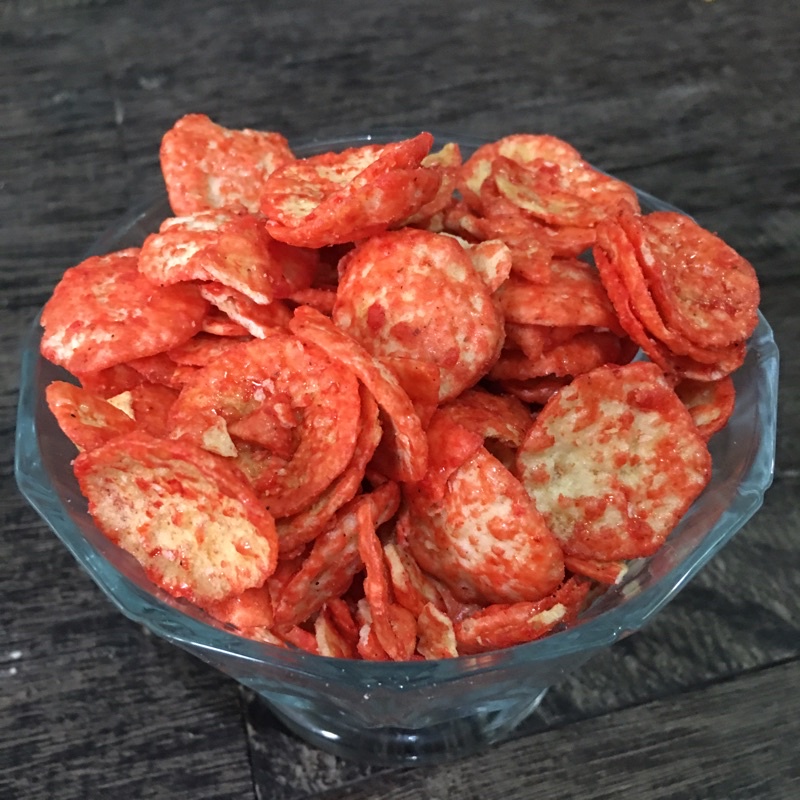 Jual [100gr] Cemilan Snack Opak Mini Singkong Pedas Manis Enak Gurih ...