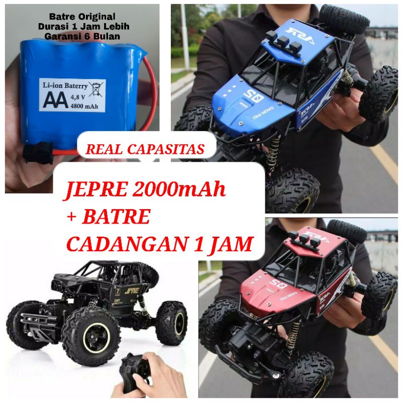 Jual MOBIL REMOTE CONTROL RC OFFROAD METAL ALLOY 4WD ROCK CLIMBER 2 ...