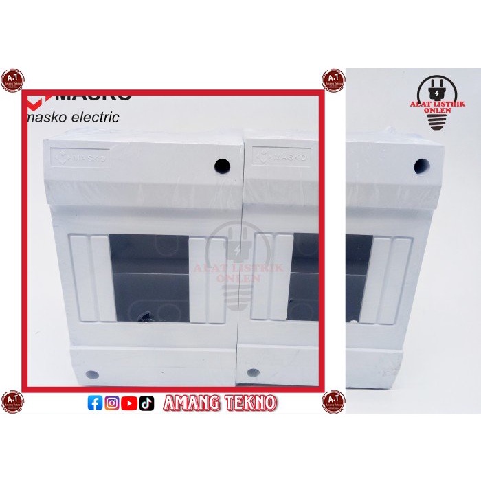 Jual BOX MCB 2-4 GROUP MASKO 9304 RUMAH MCB OUTBOW MERK MASKO TERMURAH ...