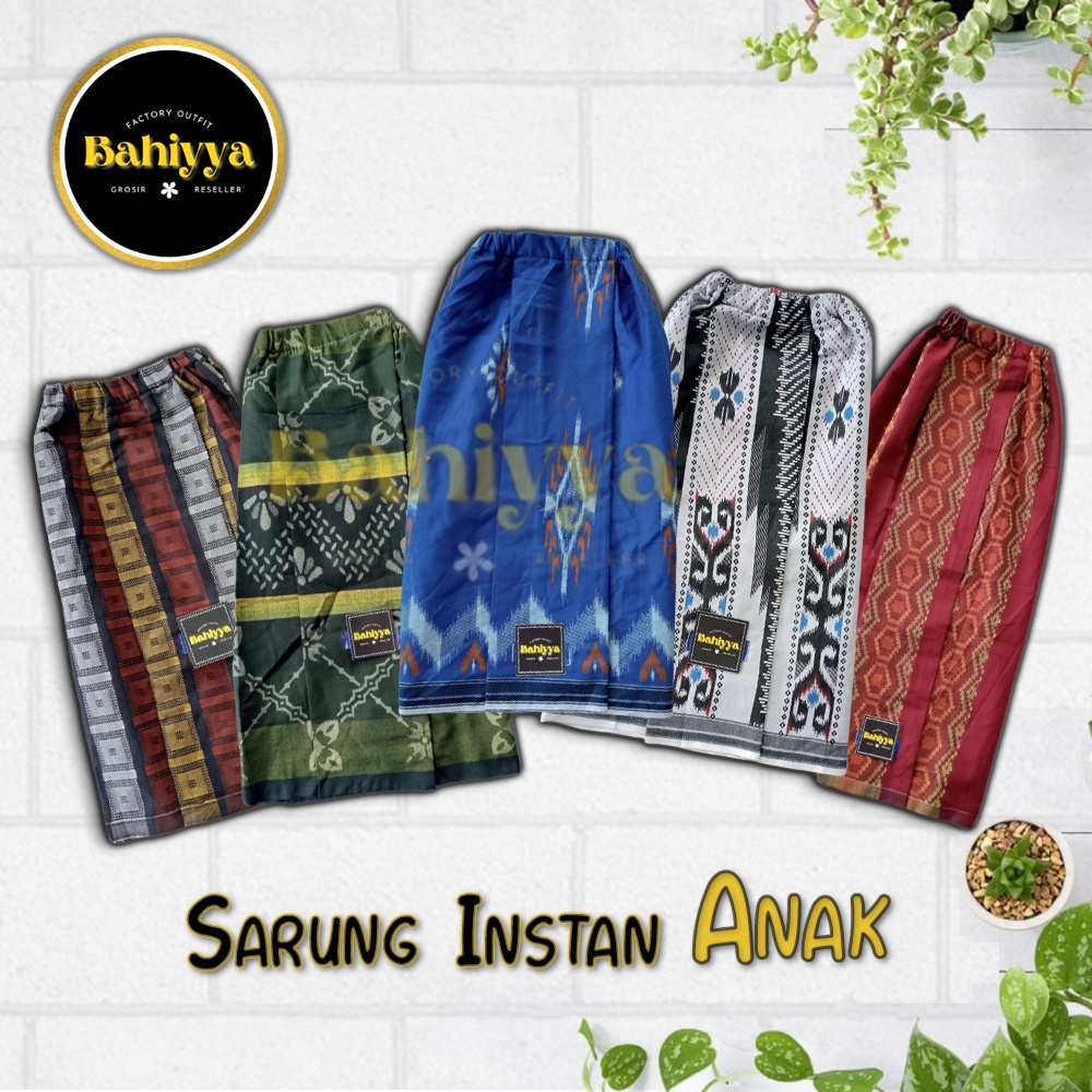 Jual Sarung instan anak 1-12 thn, sarung ngaji, sarung khitan, sarung ...