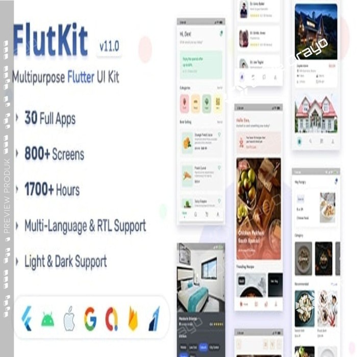 Jual Aplikasi Android FlutKit Flutter UI Kit | Shopee Indonesia