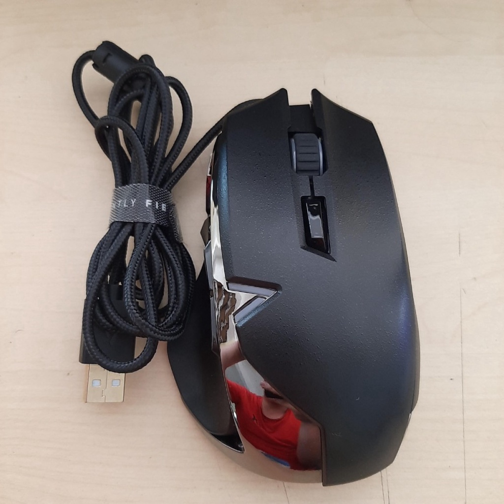 Jual Azio GM-AVENTA-01 Aventa Backlit Gaming Mouse PMW3360 Sensor RGB ...