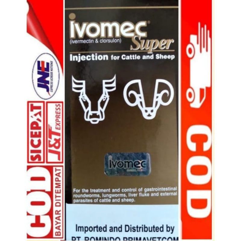 Jual Ivomec Super Inj 50 mL (Anti Ektoparasit dan Endoparasit) | Shopee ...