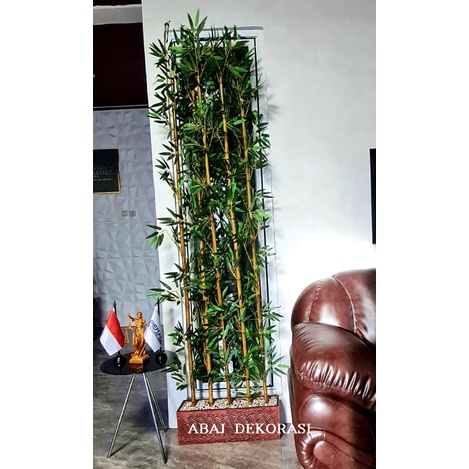 Jual Bambu Partisi T 2.2M P 60cm Penyekat Pembatasan Ruangan Tanaman ...